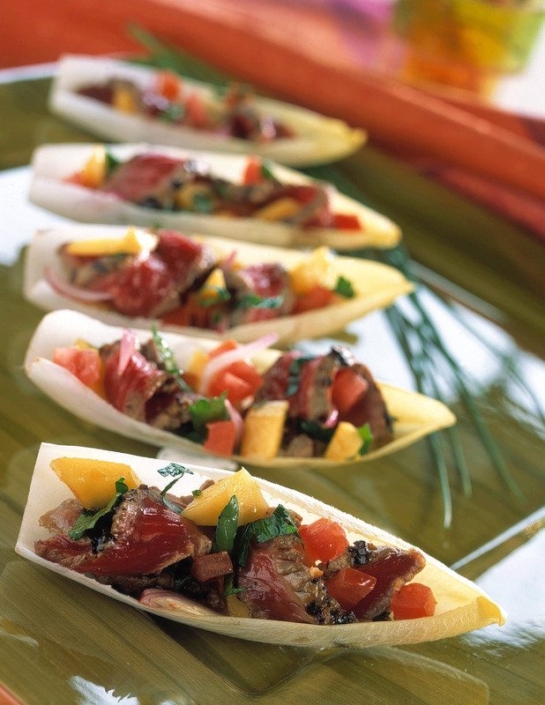 Grilled Beef Steak and Mango Salsa with Endive - Canadian Beef | Canada ...