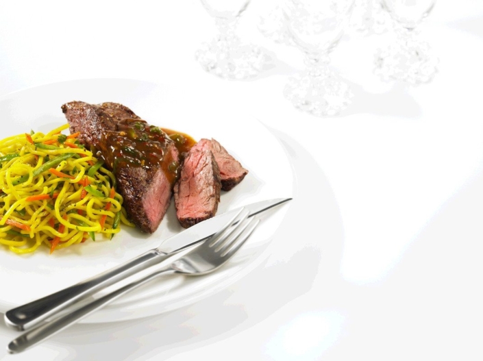 Pan-Seared Beef Bavette with Chili-Maple Sauce - Canadian Beef | Canada ...